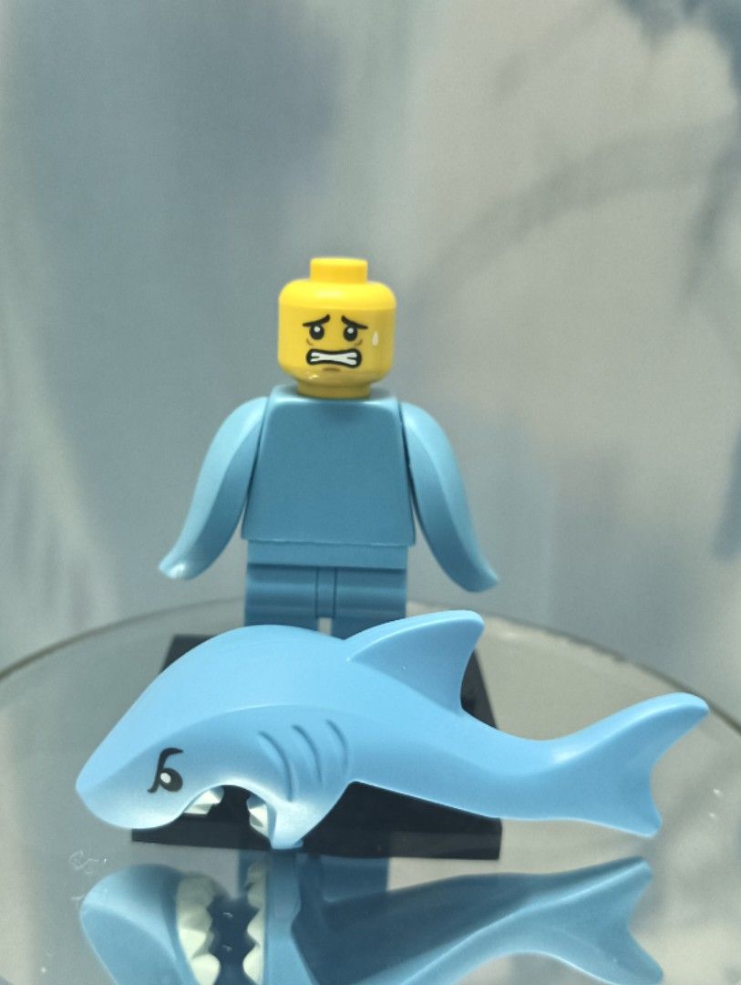 Lego Minifigures Shark Suit Guys, Hobbies & Toys, Toys & Games on Carousell