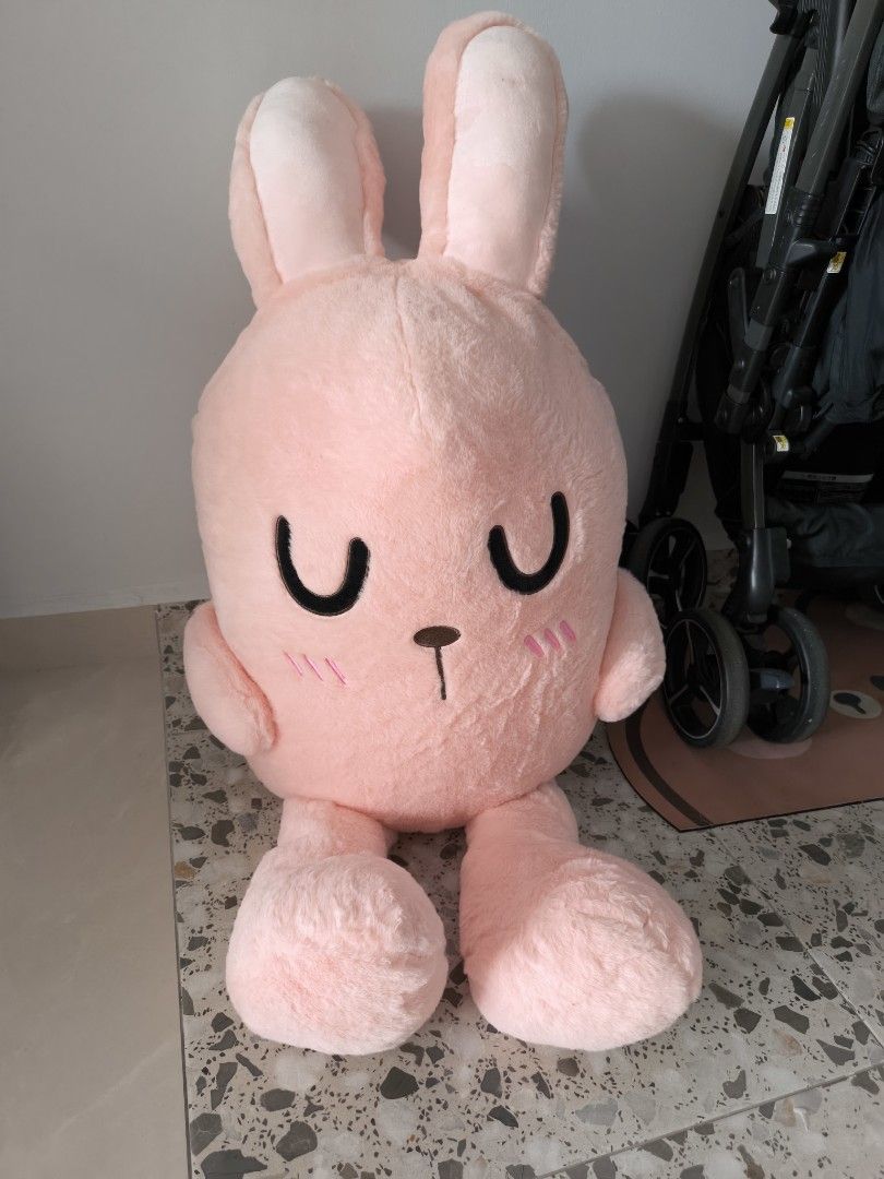 Life sized Bunny soft toy, Hobbies & Toys, Toys & Games on Carousell