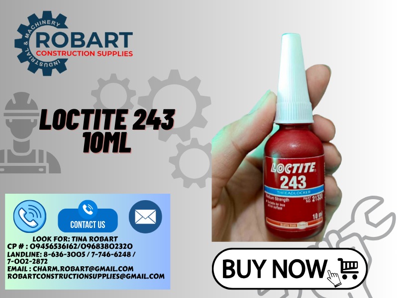 LOCTITE 243 10 ML, Commercial & Industrial, Construction & Building Materials on Carousell