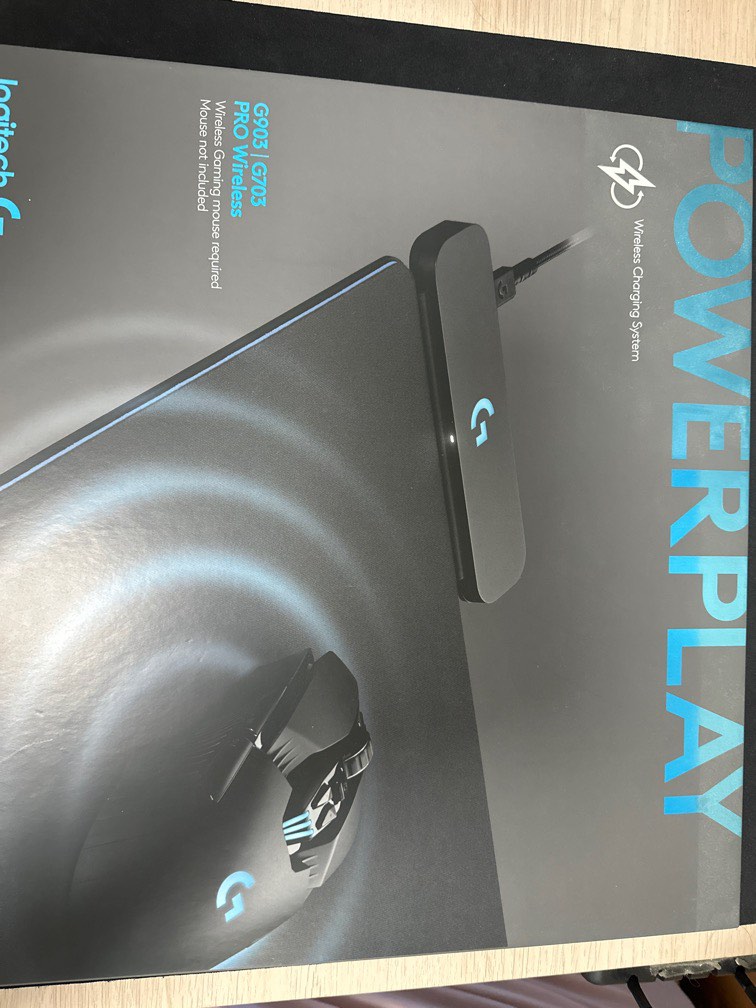 Logitech Powerplay, 電腦＆科技, 電腦周邊及配件, 電腦滑鼠及相關產品 - Carousell