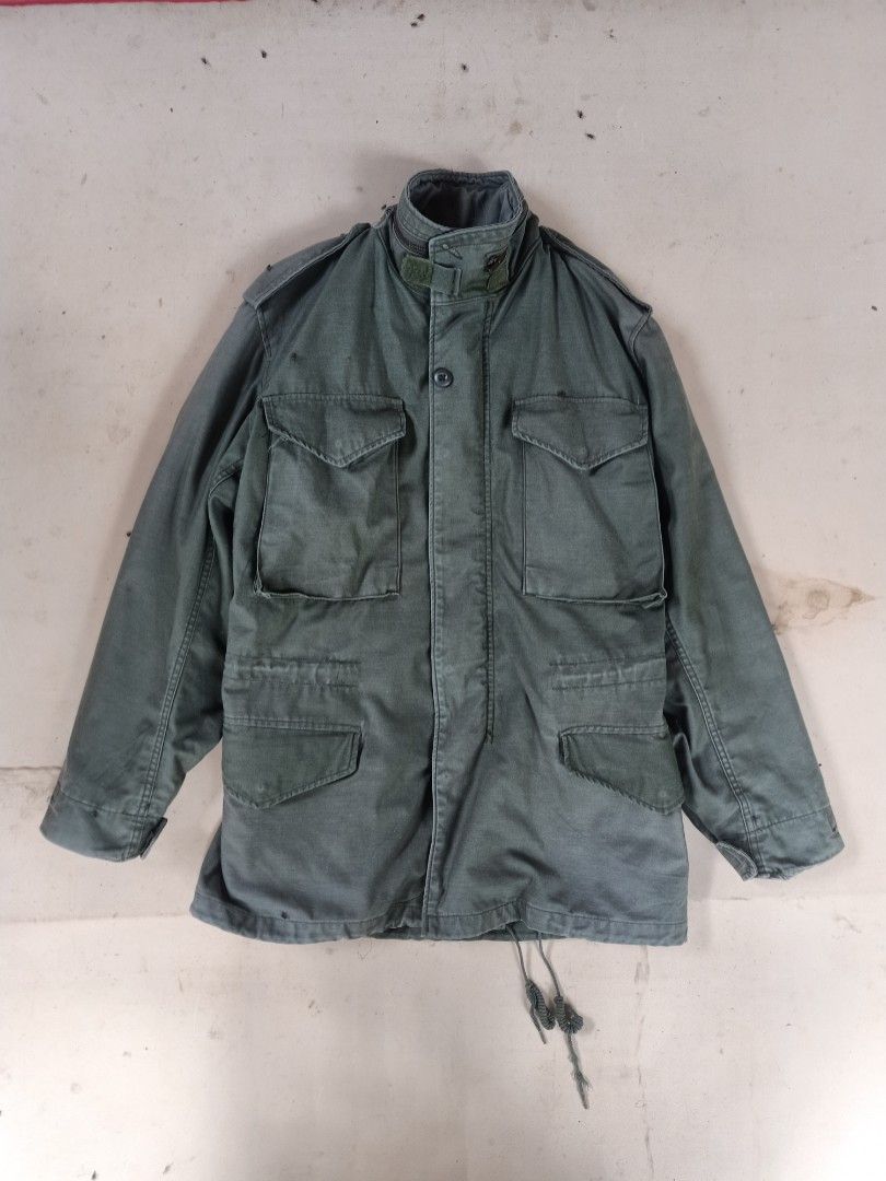 M65 field jacket 70s, Fesyen Pria, Pakaian , Atasan di Carousell