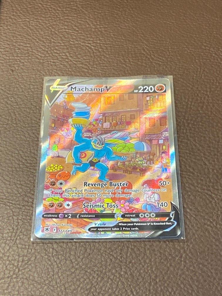 Machamp V Alternate Art AA, Hobbies & Toys, Toys & Games on Carousell