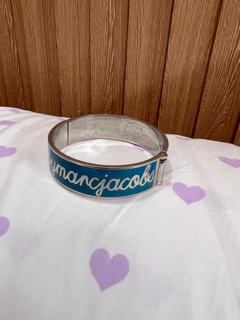 Marc Jacobs Blue Bangle Bracelet, Women's Fashion, Jewelry & Organizers ...