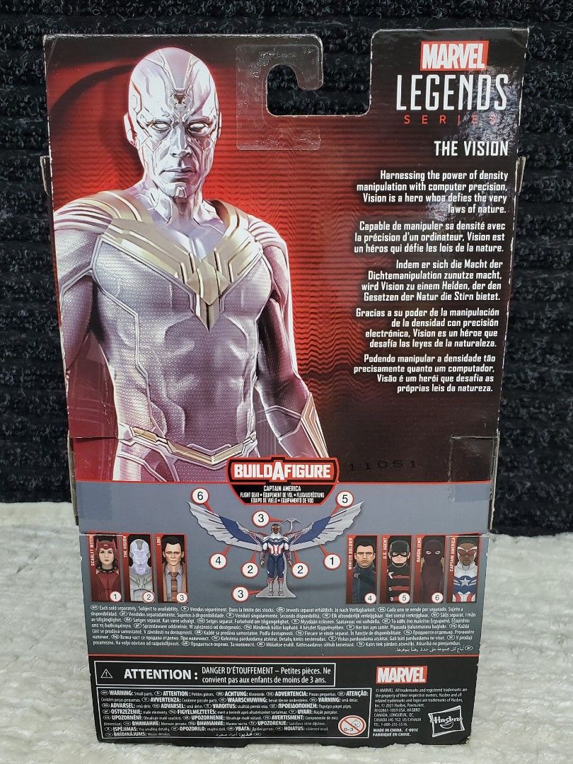 Marvel Legends Series Wanda Vision The Vision, Hobbies & Toys, Toys ...