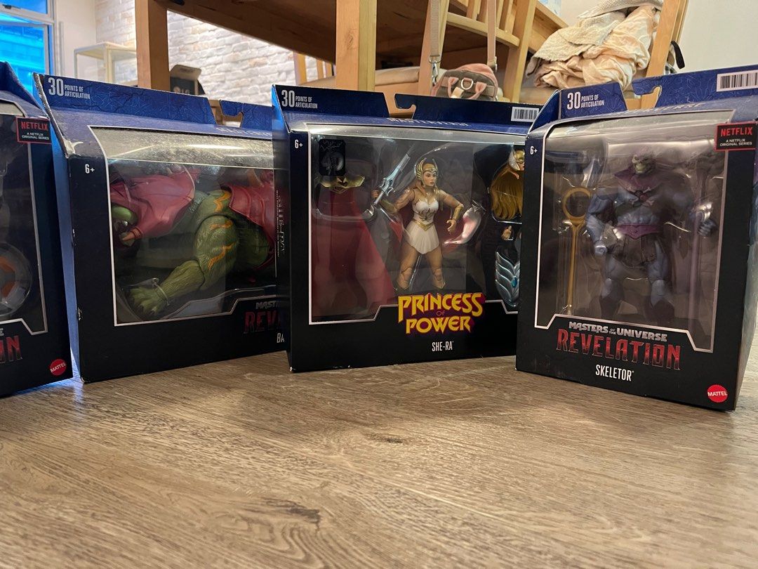 Masters of the Universe Masterverse set (He-man, Skeletor, She-RA ...