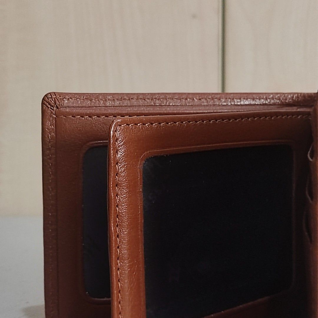 McJim Milled Vegetable Tanned Leather Bi-fold Wallet, Men's Fashion ...