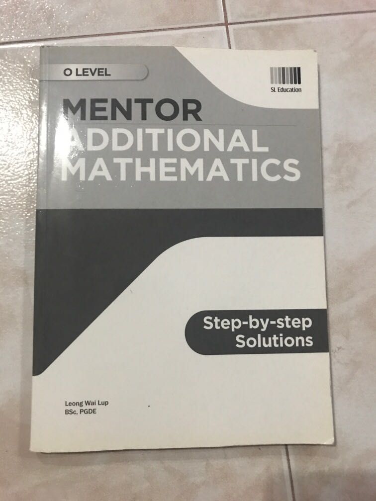 Mentor A Maths step by step solutions, Hobbies & Toys, Books ...