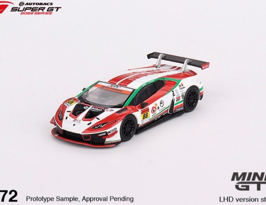 MINI GT Lamborghini Huracan GT3 EVO #88 JLOC 2022 Super GT, Hobbies ...