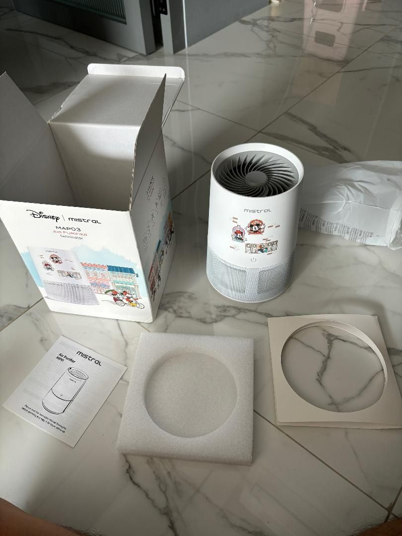 Mistral MAP03-MM Disney X Mimica Terminator Air Purifier White, TV ...