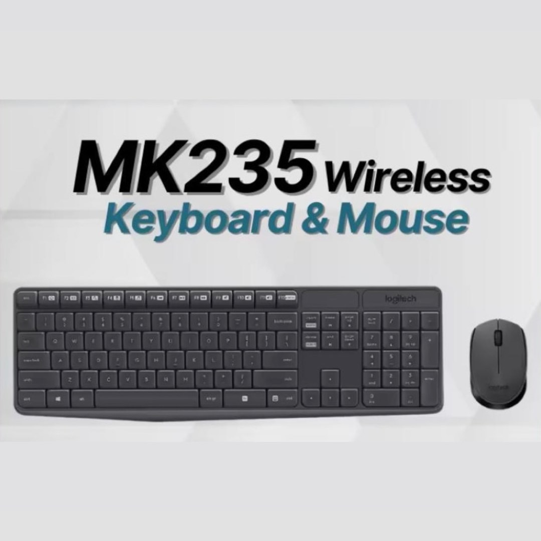 [NEW] Mk235 Wireless keyboard & mouse, Computers & Tech, Parts & Accessories, Computer Keyboard ...