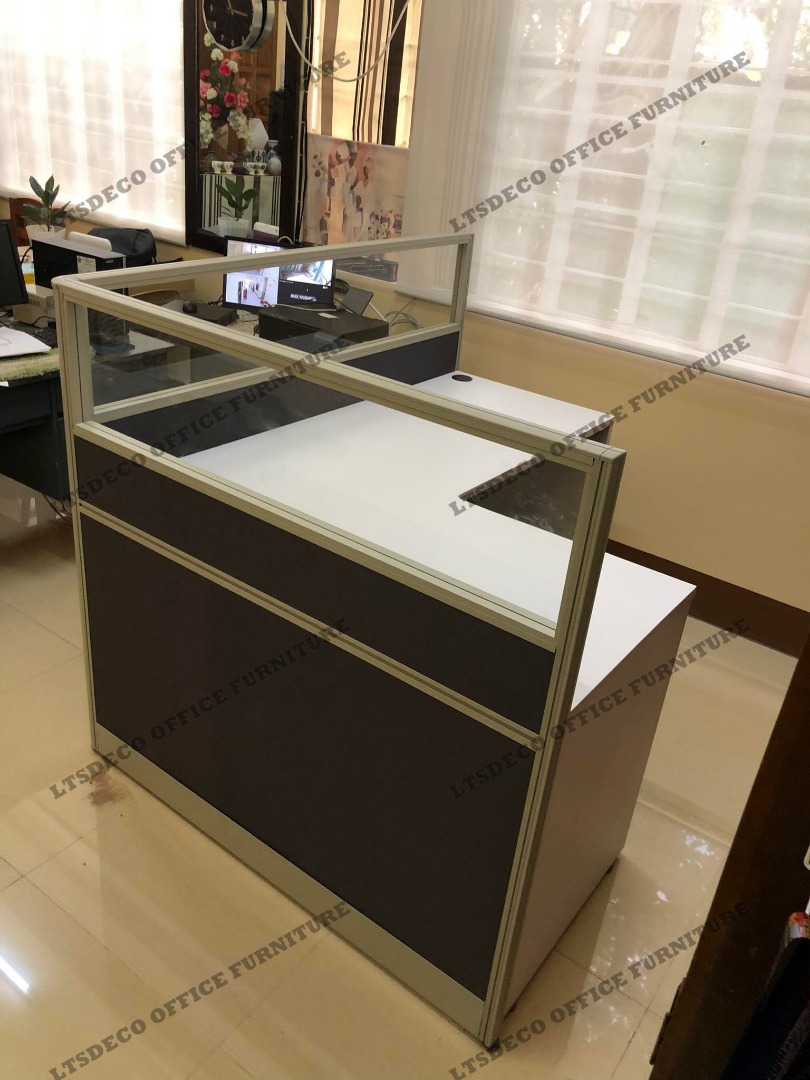 MODULAR PARTITION WORKSTATION OFFICE FURNITURE AND PARTITION, Furniture & Home Living, Office ...