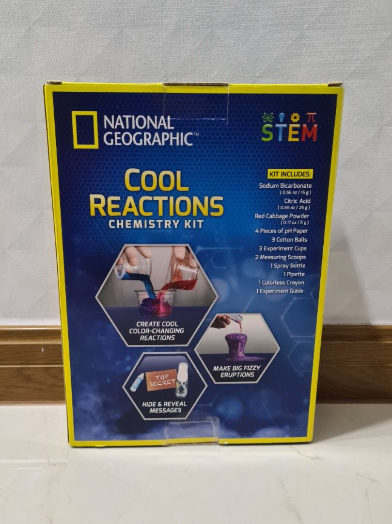 National Geographic Cool Reactions Chemistry Kit, Hobbies & Toys, Toys ...