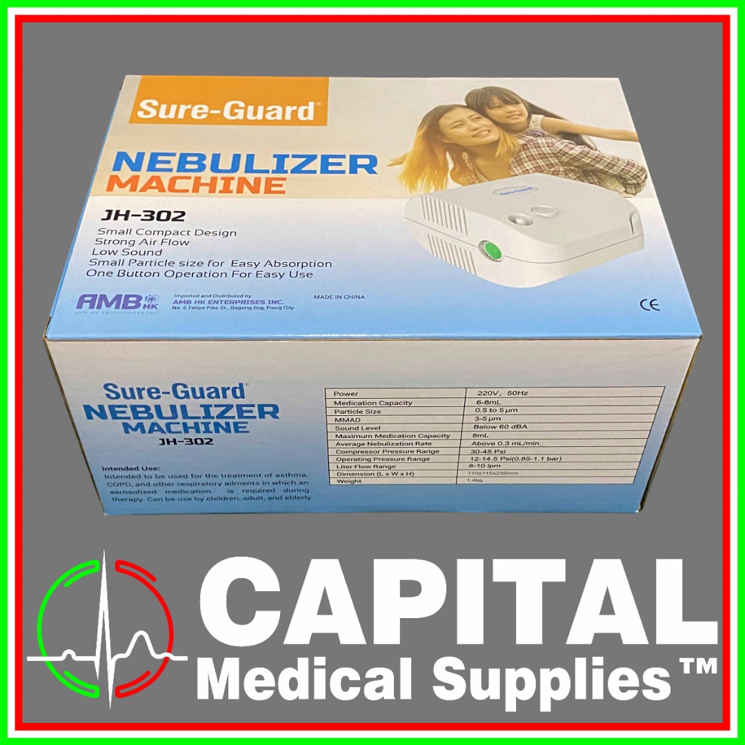 Nebulizer Machine Sure-Guard, Health & Nutrition, Health Monitors ...