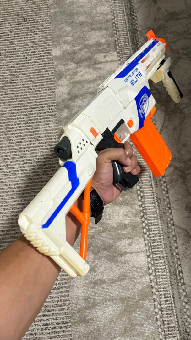 Nerf Retaliator Elite Hobbies And Toys Toys And Games On Carousell