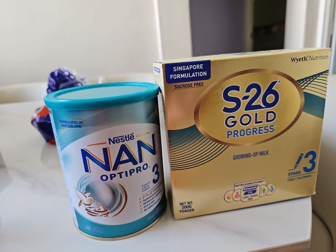 Nestle Nan Optipro 3 ＆ S26 sample, Babies & Kids, Nursing & Feeding ...