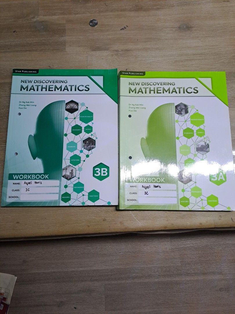 New Discovering Mathematics 3A and 3B Workbook, Hobbies & Toys, Books ...