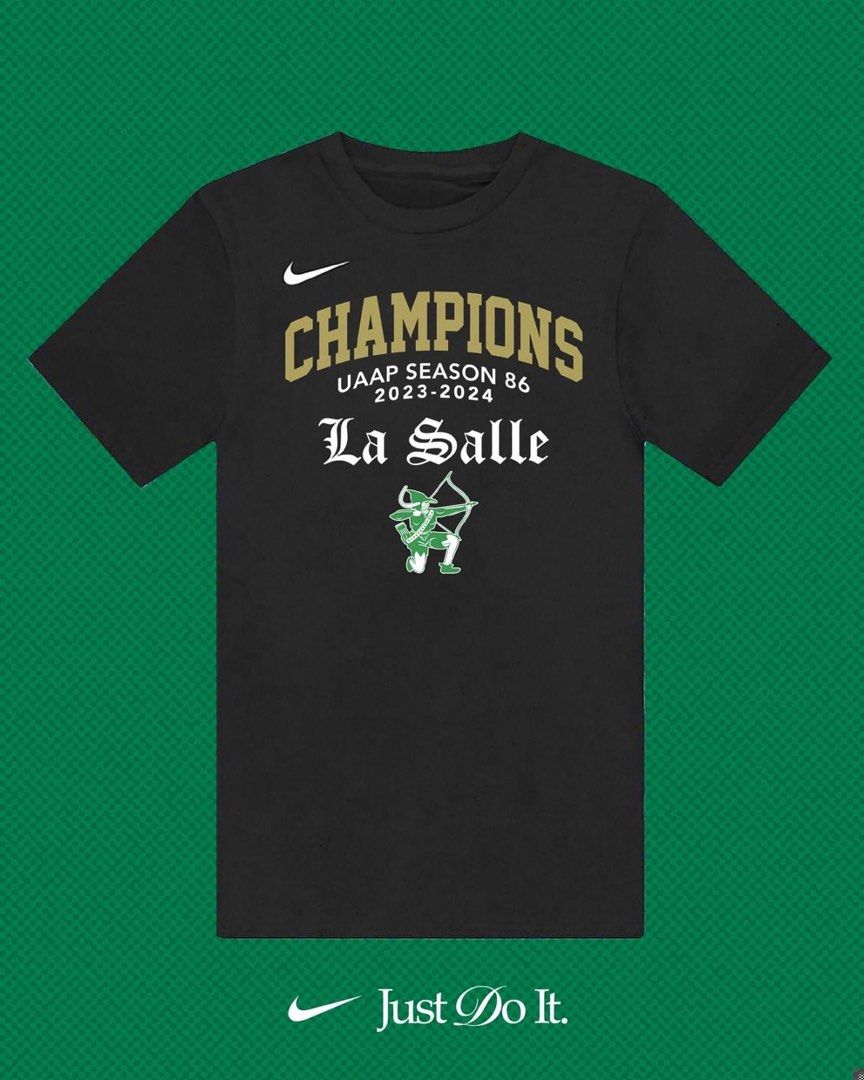 Nike dlsu lasalle champions shirt uaap, Men's Fashion, Tops & Sets ...