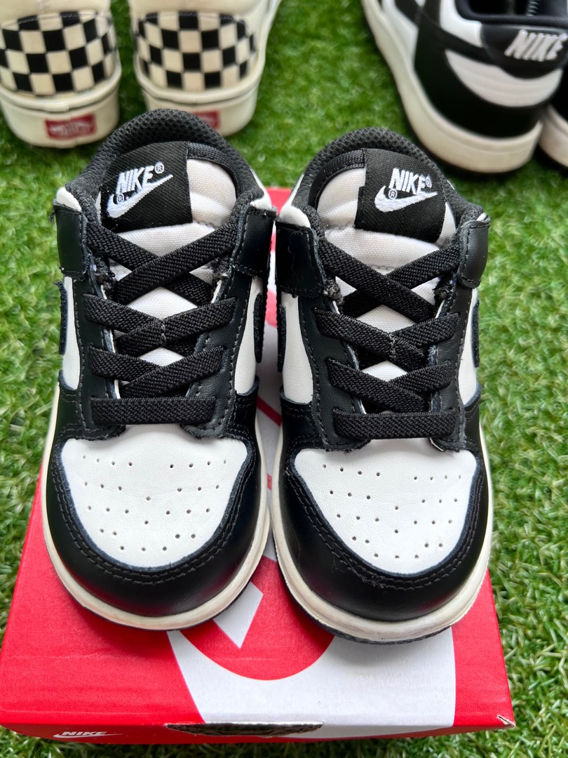 Nike Dunk Low Panda TD, Babies & Kids, Babies & Kids Fashion on Carousell