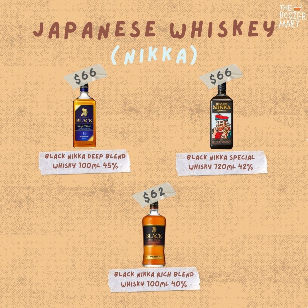 Nikka Black Nikka Whisky, Food & Drinks, Alcoholic Beverages on Carousell