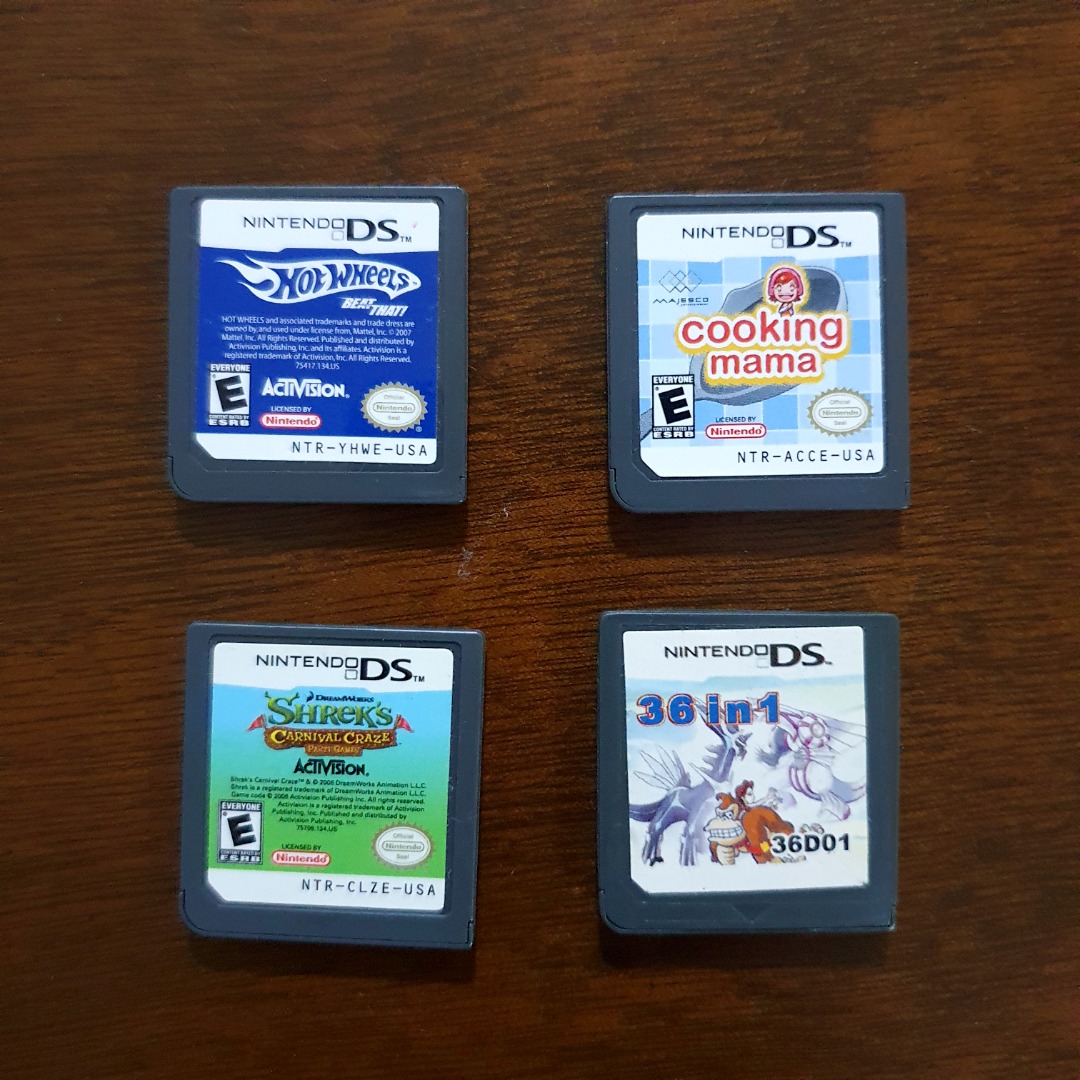 Nintendo DS Game Cartridges (Assorted), Video Gaming, Video Games ...