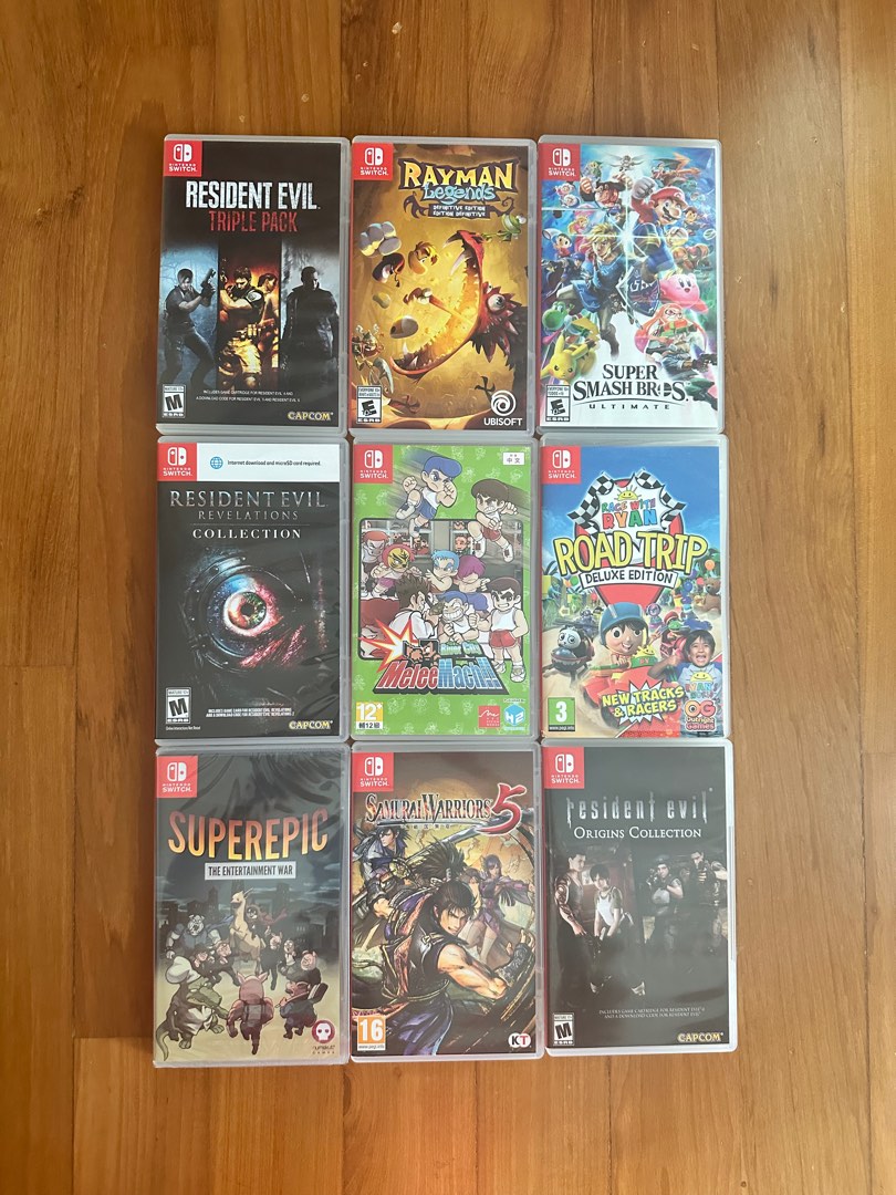 Nintendo Switch game Resident Evil Triple Pack (Only RE4) / Rayman ...