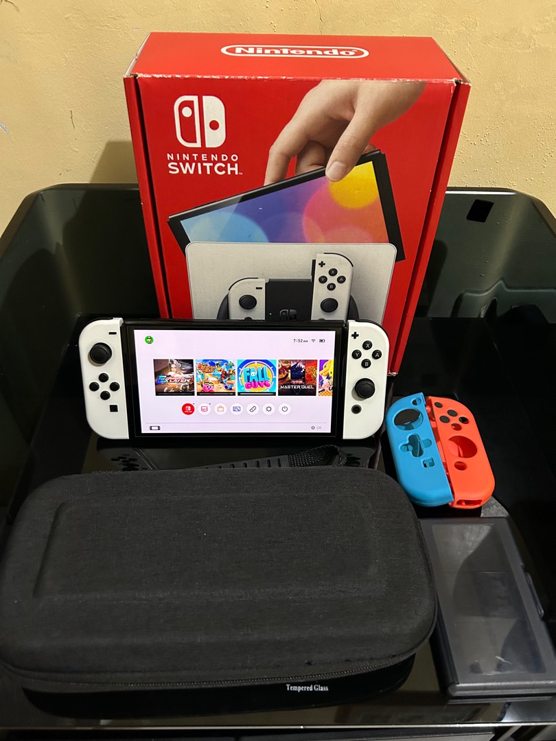 Nintendo Switch Oled with Games, Video Gaming, Video Game Consoles ...