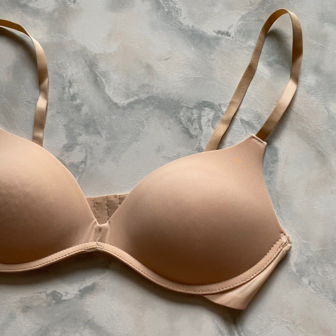 nude wireless bra - 75BC/ 80A, Women's Fashion, New Undergarments & Loungewear on Carousell