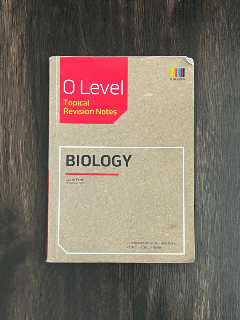 o level biology topical revision notes, Hobbies & Toys, Books ...