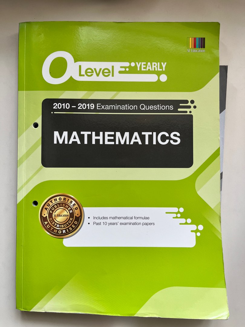 O Level Math TYS | Yearly & Topical, Hobbies & Toys, Books & Magazines ...