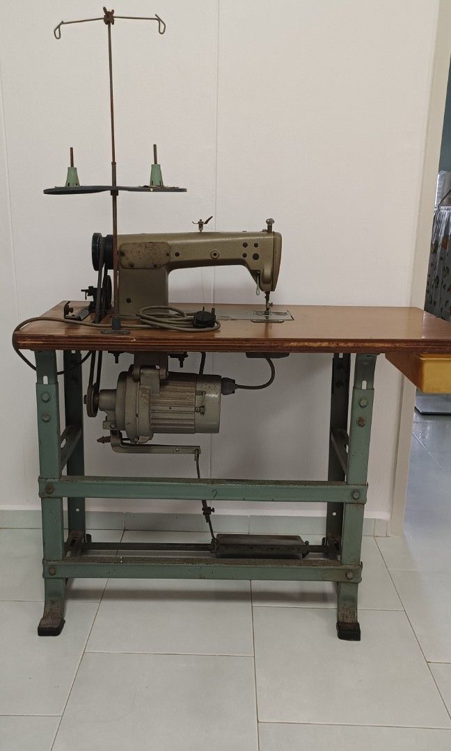 Old industrial sewing machine, Hobbies & Toys, Stationery & Craft ...