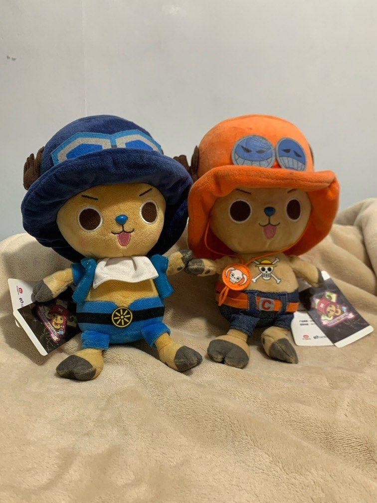 [ONE PIECE] Chopper Ace and Sabo plush set, Hobbies & Toys, Toys ...