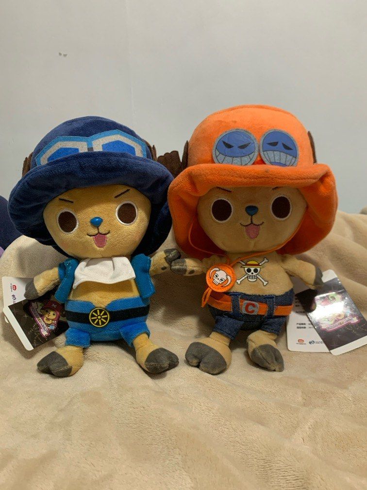 [ONE PIECE] Chopper Ace and Sabo plush set, Hobbies & Toys, Toys ...