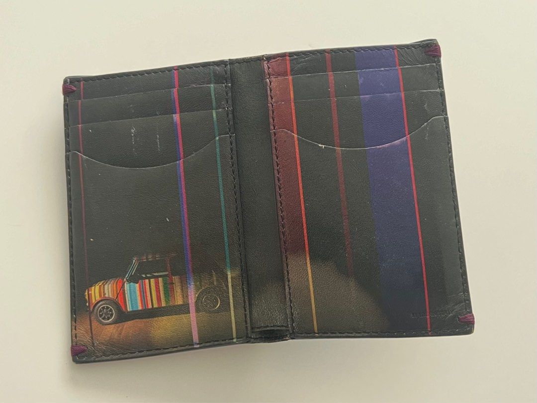 Paul Smith Signature Mini Cooper Wallet, Men's Fashion, Watches ...