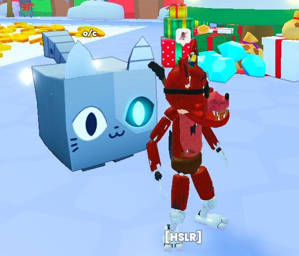 PET SIMULATOR 99 - HUGE CYBORG CAT, Video Gaming, Gaming Accessories ...