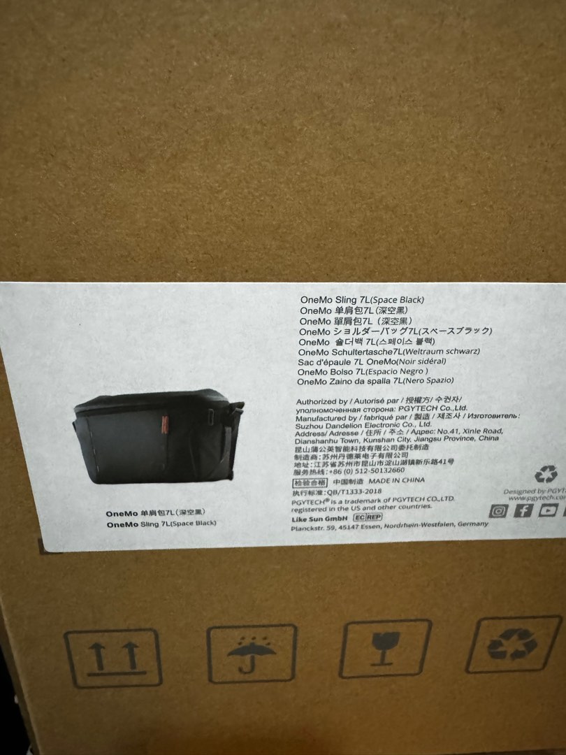 PGYTECH onemo sling 7L, Photography, Photography Accessories, Camera ...