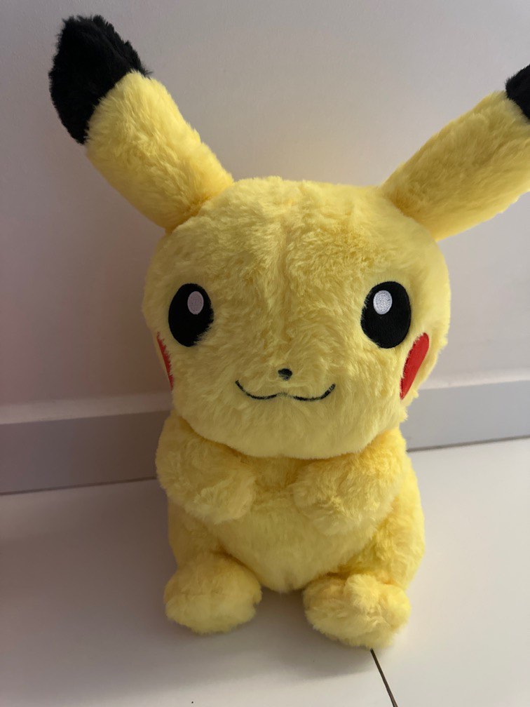 Pikachu soft toy, Hobbies & Toys, Toys & Games on Carousell