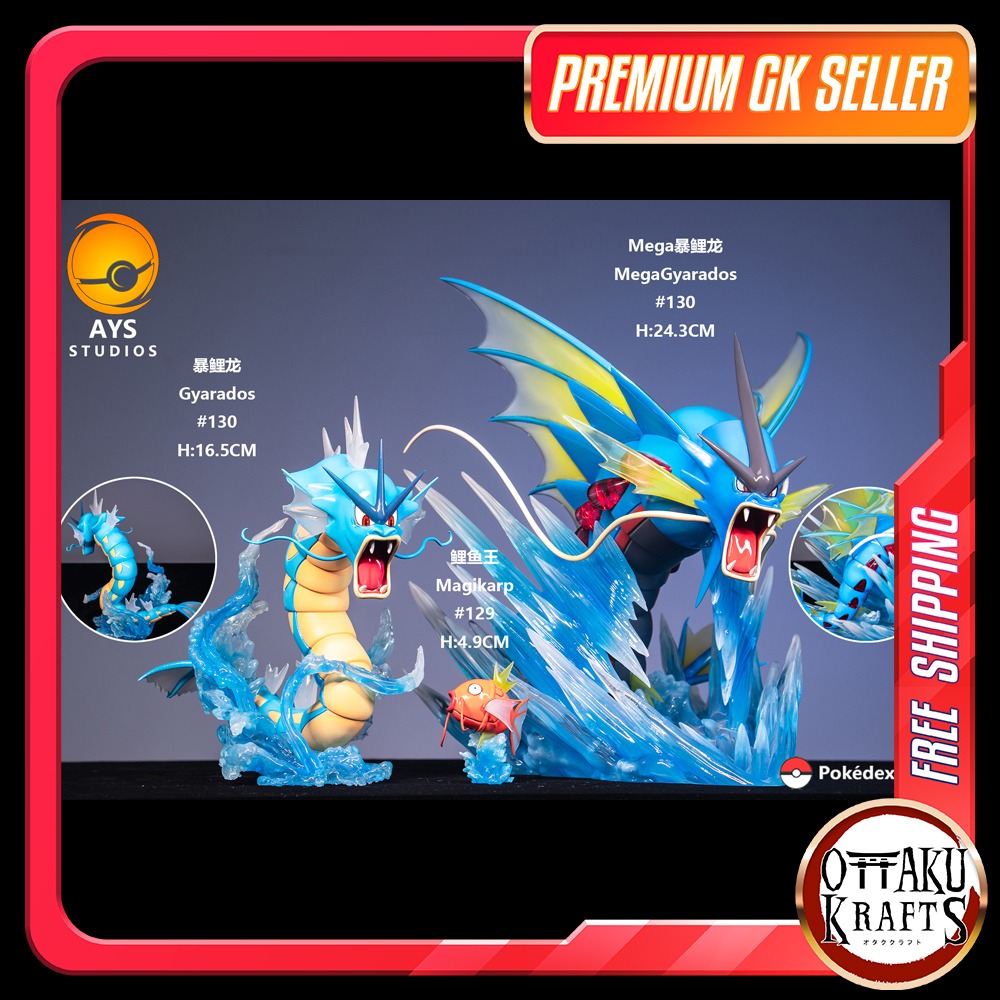 Pokemon | Gyarados | AYS Studio | 【FREE Shipping - PO】GK Figurine | GK ...