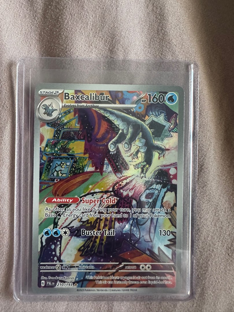 Pokemon Baxcalibur IR, Hobbies & Toys, Toys & Games on Carousell