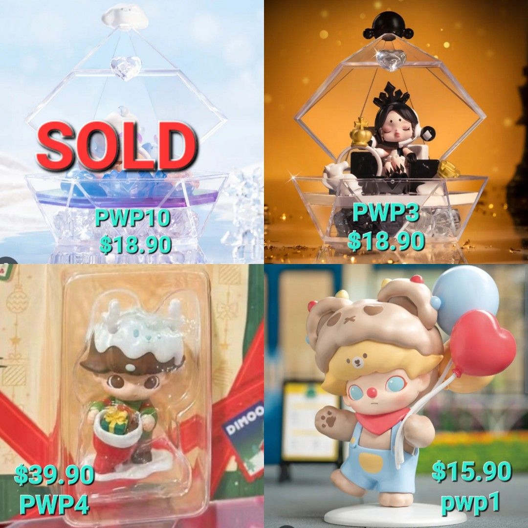 Popmart dimoo TNT space and more, Hobbies & Toys, Toys & Games on Carousell