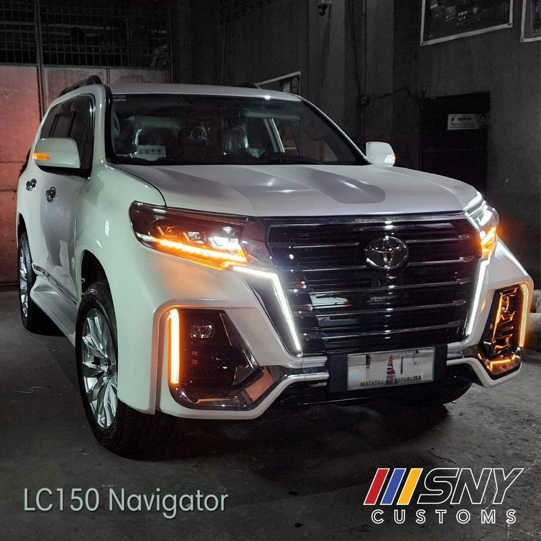 Prado Land Cruiser LC150 Facelift Navigator DRL led sequential signal ...