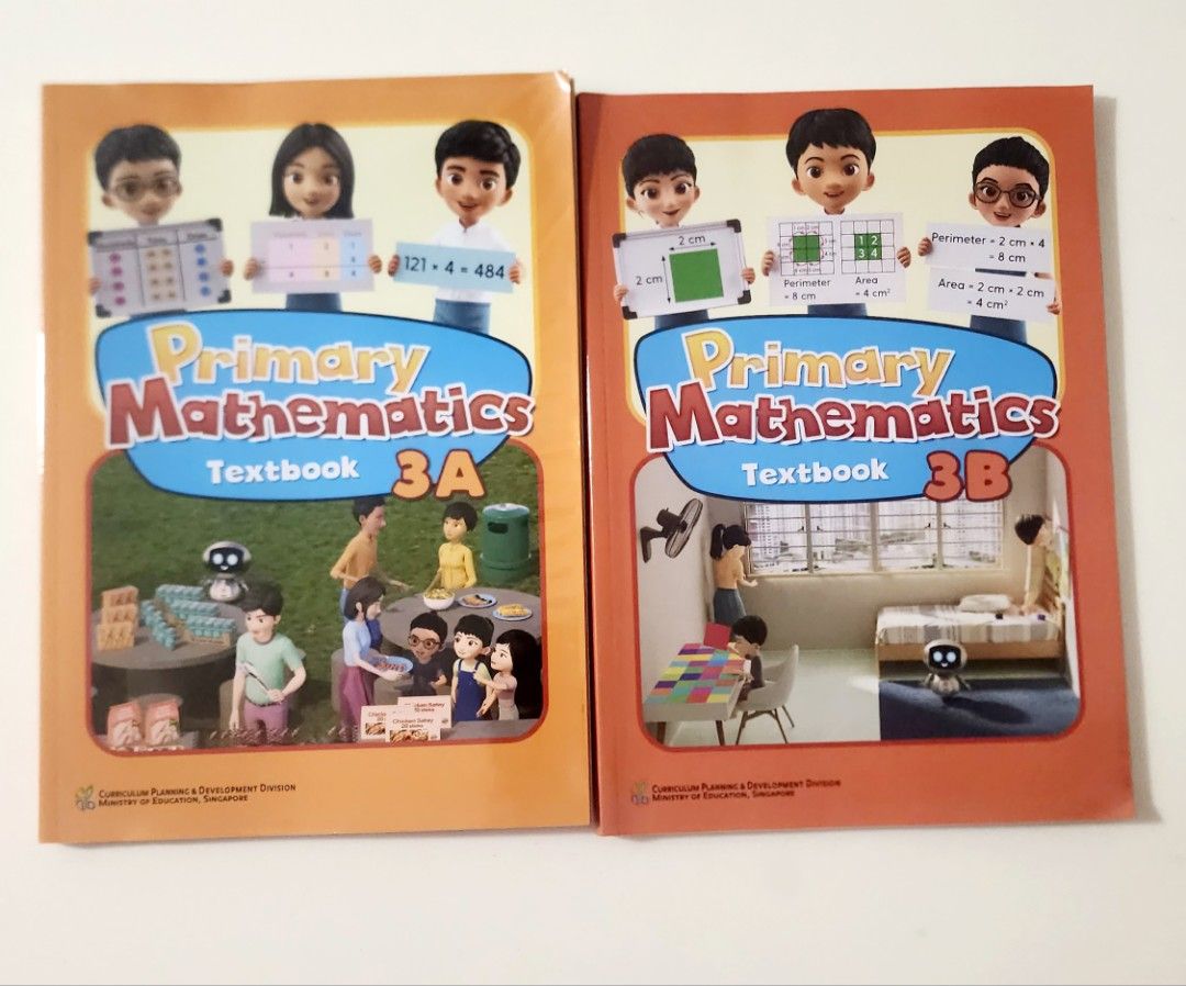 Pri 3A/B Math Textbooks, Hobbies & Toys, Books & Magazines, Textbooks ...