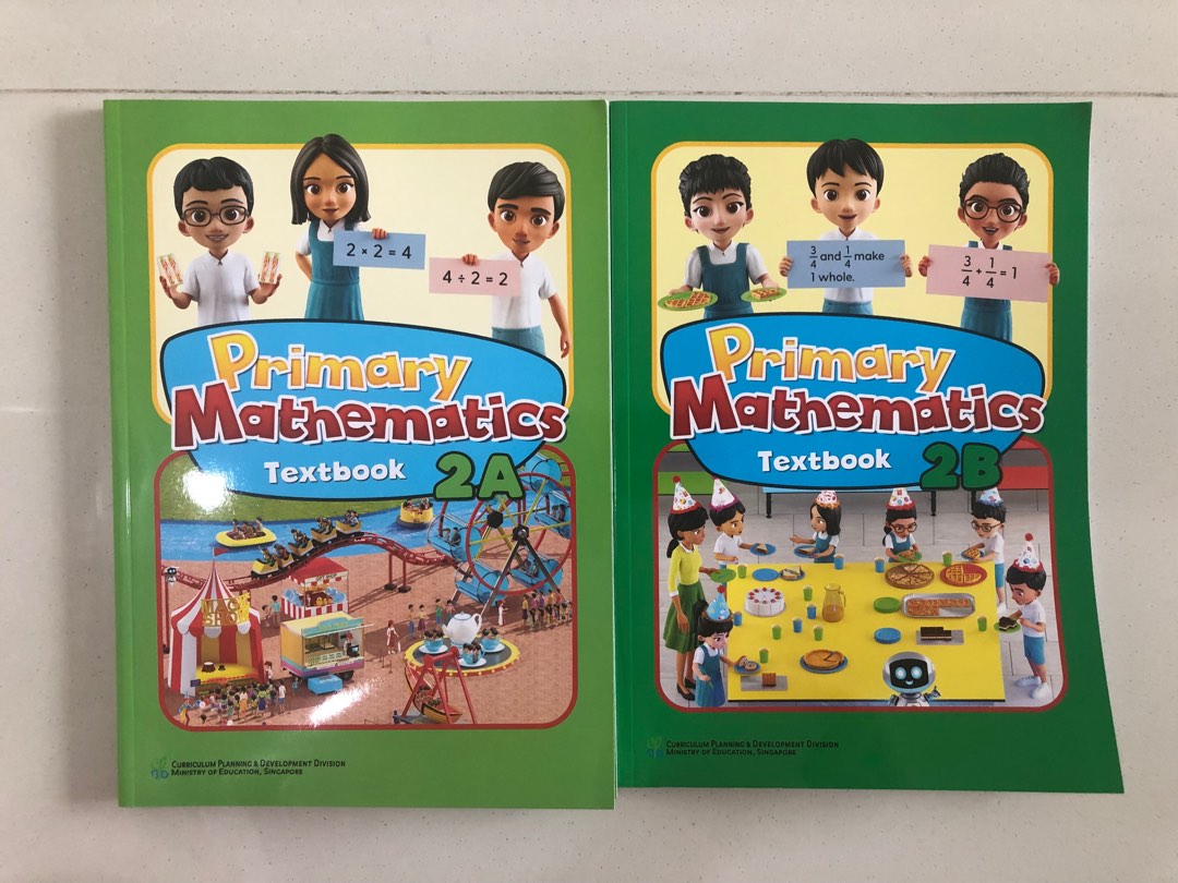 Primary 2 P2 Mathematics Textbook, Hobbies & Toys, Books & Magazines ...
