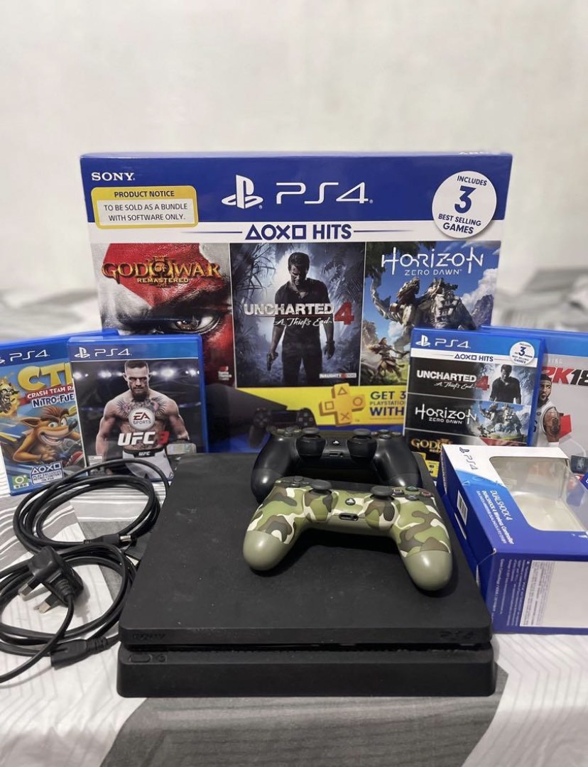 Ps4 Complete Set, Video Gaming, Video Game Consoles, PlayStation on Carousell
