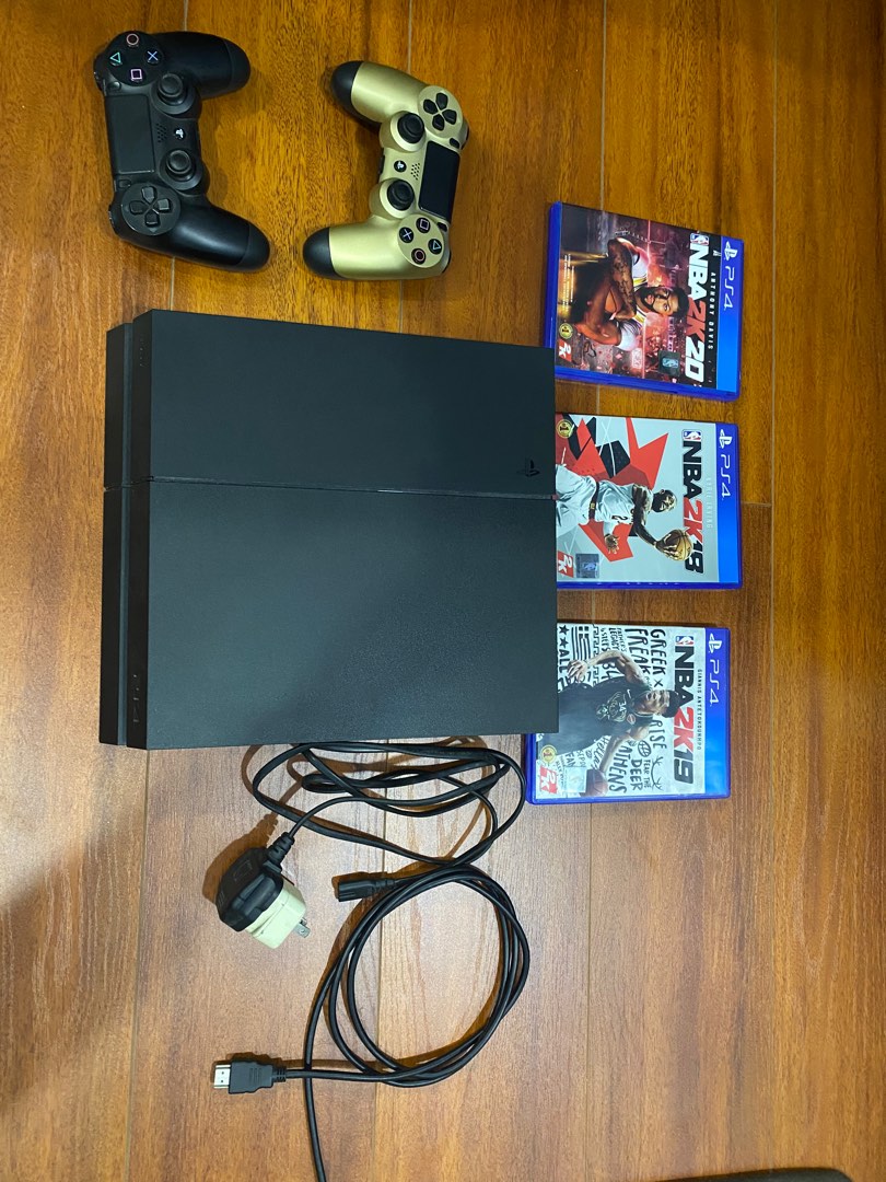 PS4 (with HDMI cable and power wire, no box) for sale with 2 ...