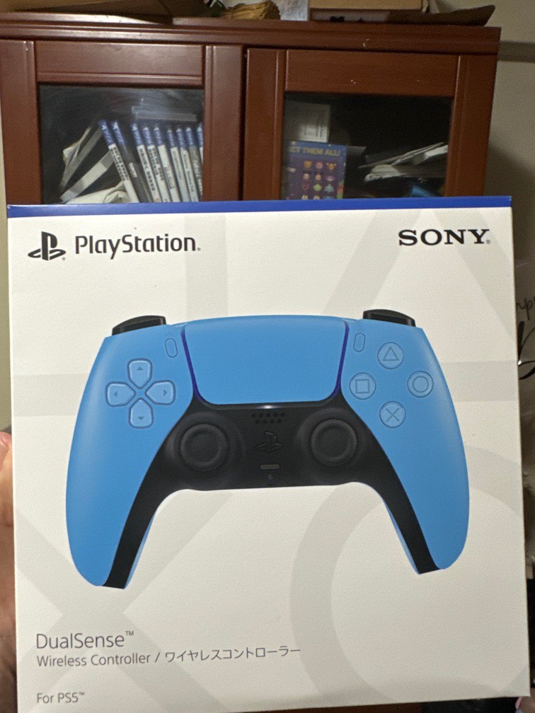 PS5 Dualsense controller light blue (Brand New), Video Gaming, Gaming ...