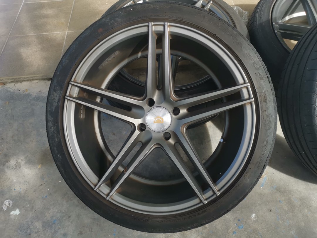 Rim vossen 17 inch toyota vios 4hole, Auto Accessories on Carousell