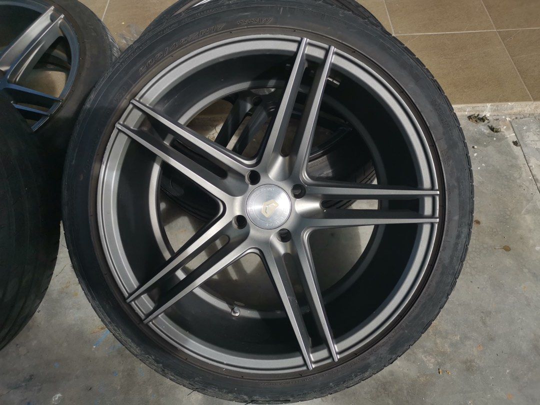 Rim vossen 17 inch toyota vios 4hole, Auto Accessories on Carousell