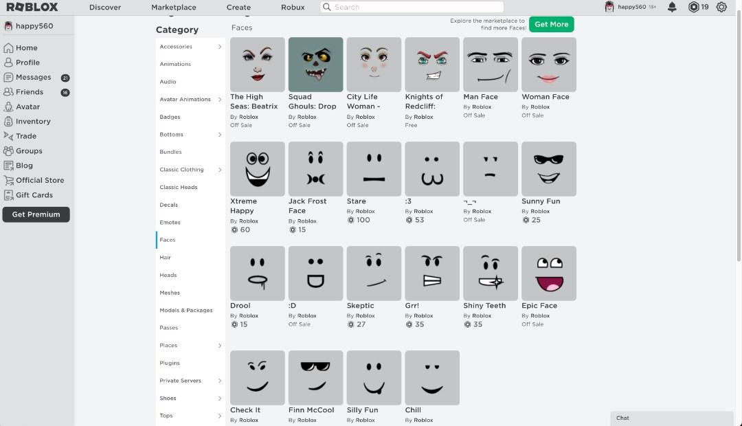 [S] 2010 Epic Face Roblox Account with 30k RAP , Video Gaming, Gaming ...