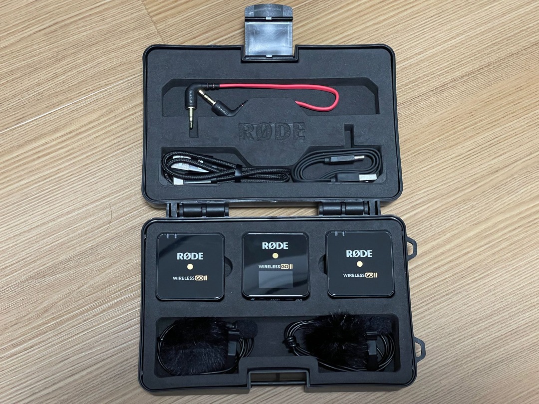RODE Wireless Go II FULL Set with Box + 2x Rode Lavalier Go, Audio ...