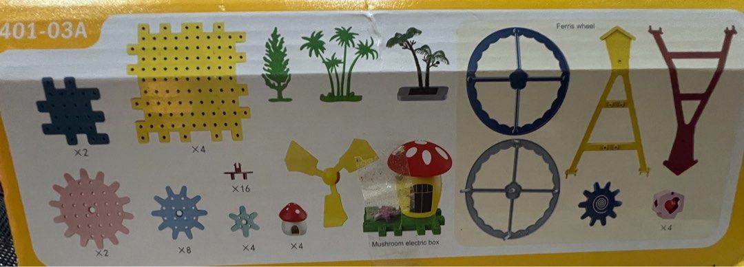 Rotating Block (63pcs) Electric Series, Hobbies & Toys, Toys & Games on ...